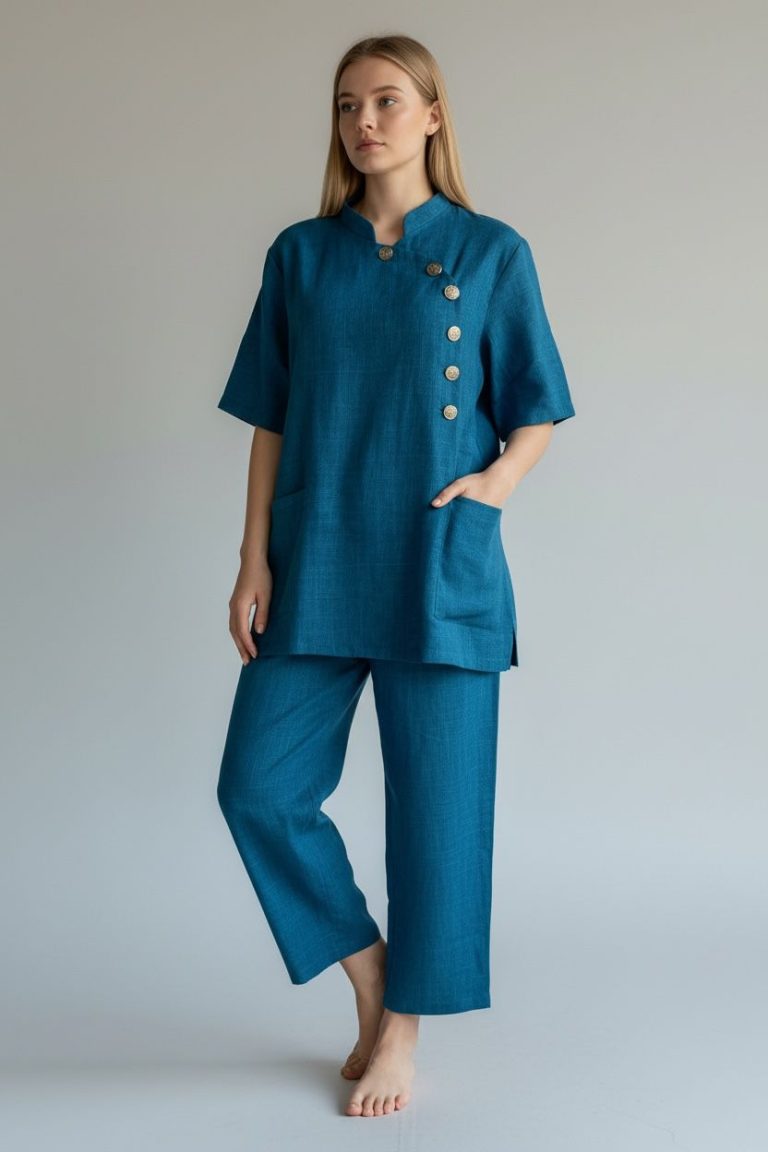 Posh by M² Domestic Uniform Set | Snowlook Fabric | 5 Colours | S–3XL